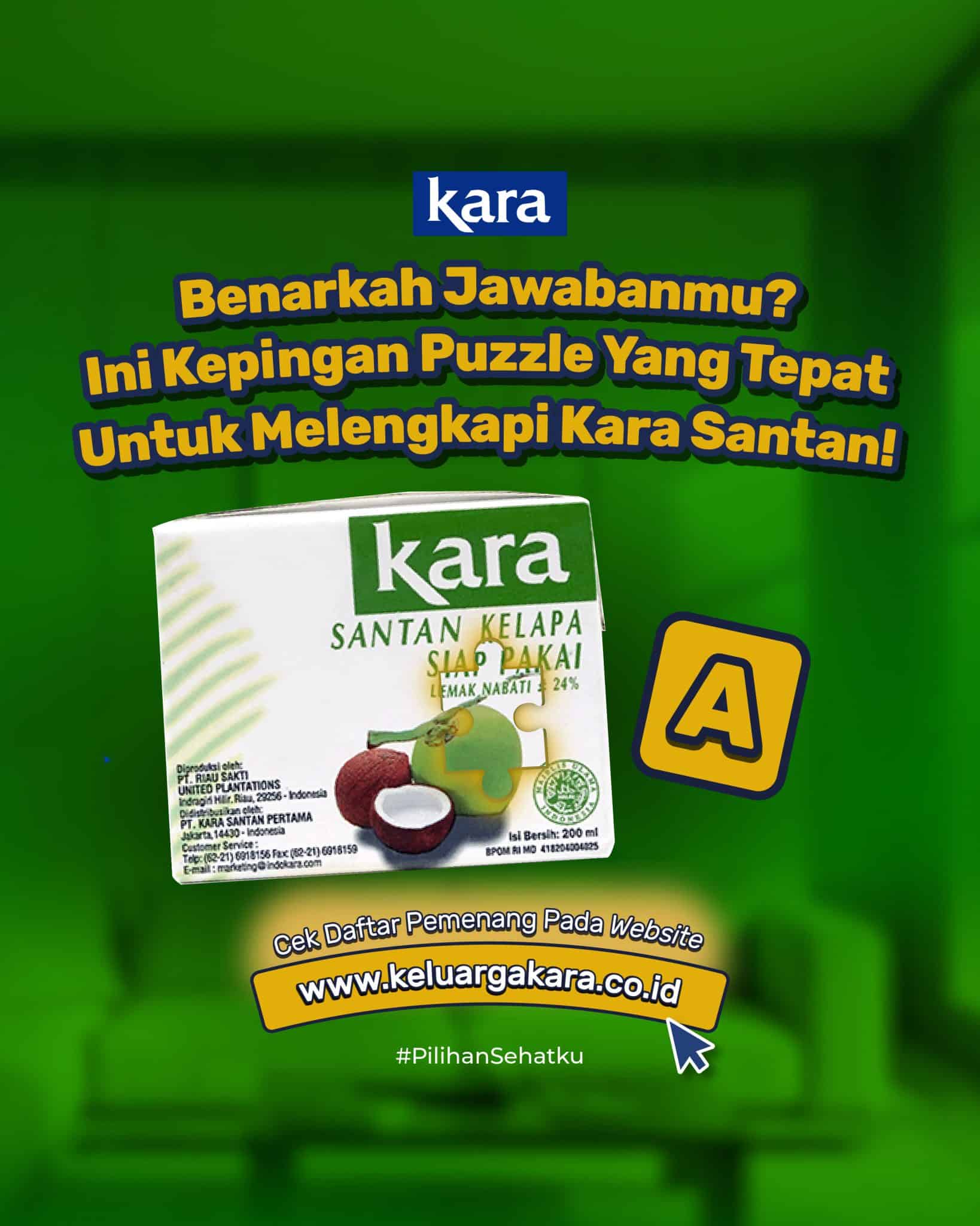 Pengumuman Kuis Kepingan Puzzle Kara (Mei 2025) - Keluarga Kara